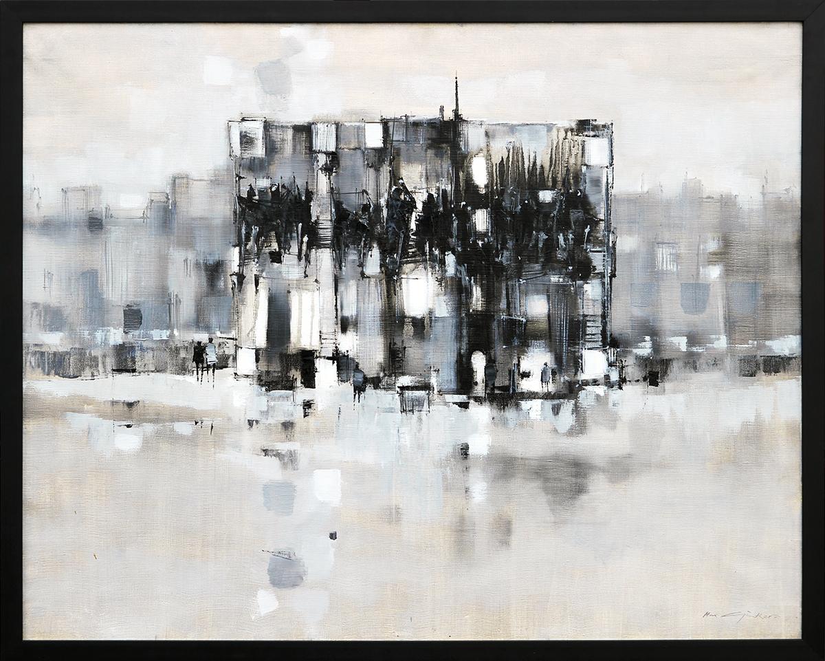 Max Gunther - Modern Gestural Black and White Abstract Expressionist ...