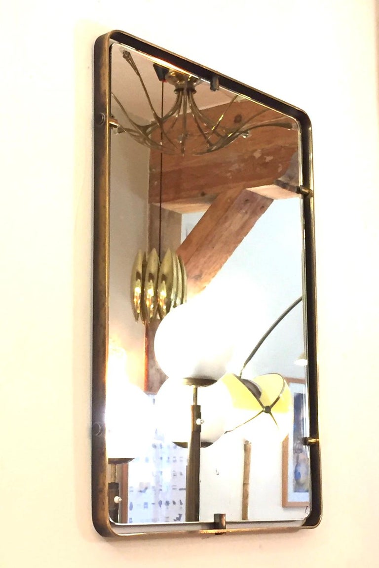 Max Ingrand Rectangular Murano Glass Mirror for Fontanaarte, 1950 For ...