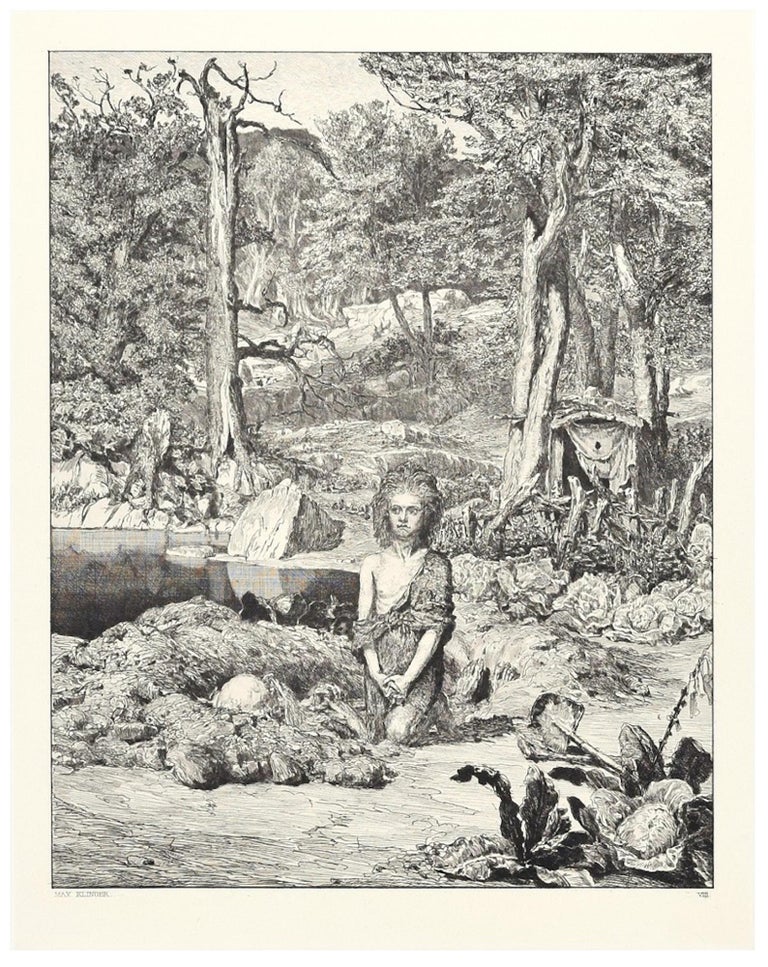 Max Klinger - Simplicius On The Tomb Of the Hermit - Original Etching ...