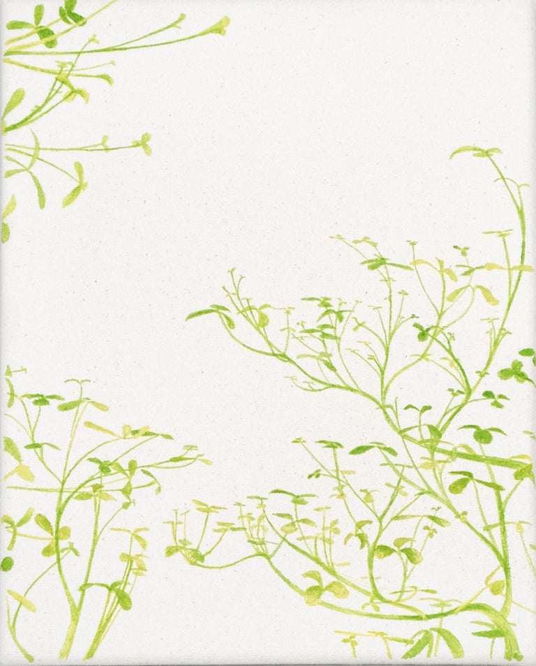 Max Kremer - "Occupy 3" Contemporary Colorful Light Green Abstract ...
