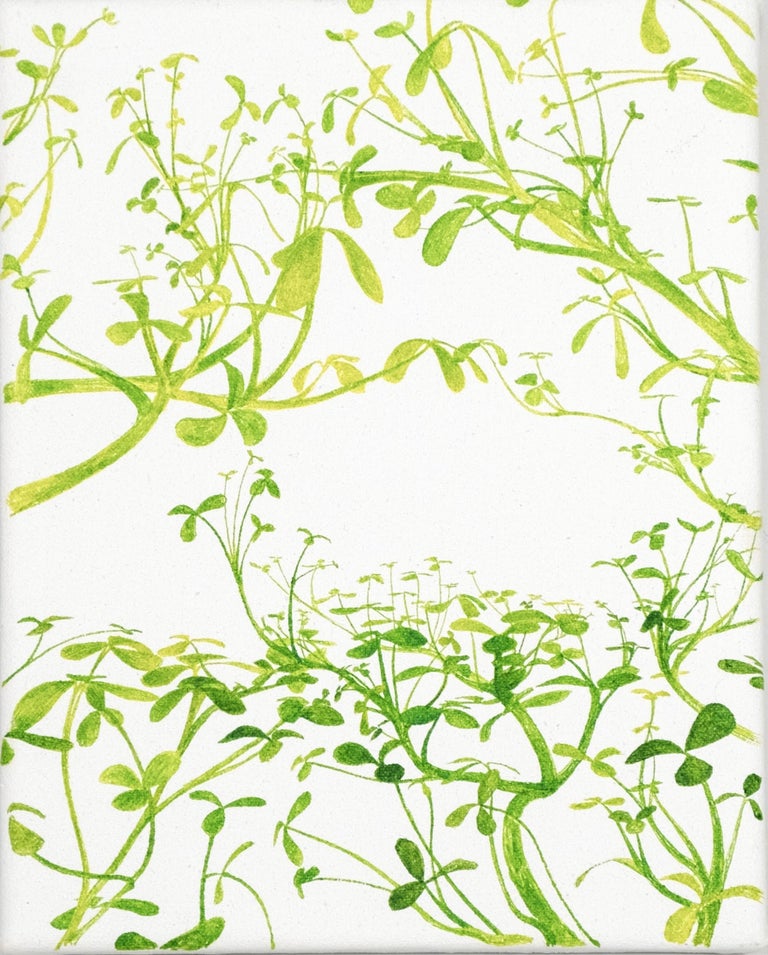 Max Kremer - "Occupy 6" Contemporary Colorful Light Green Abstract ...