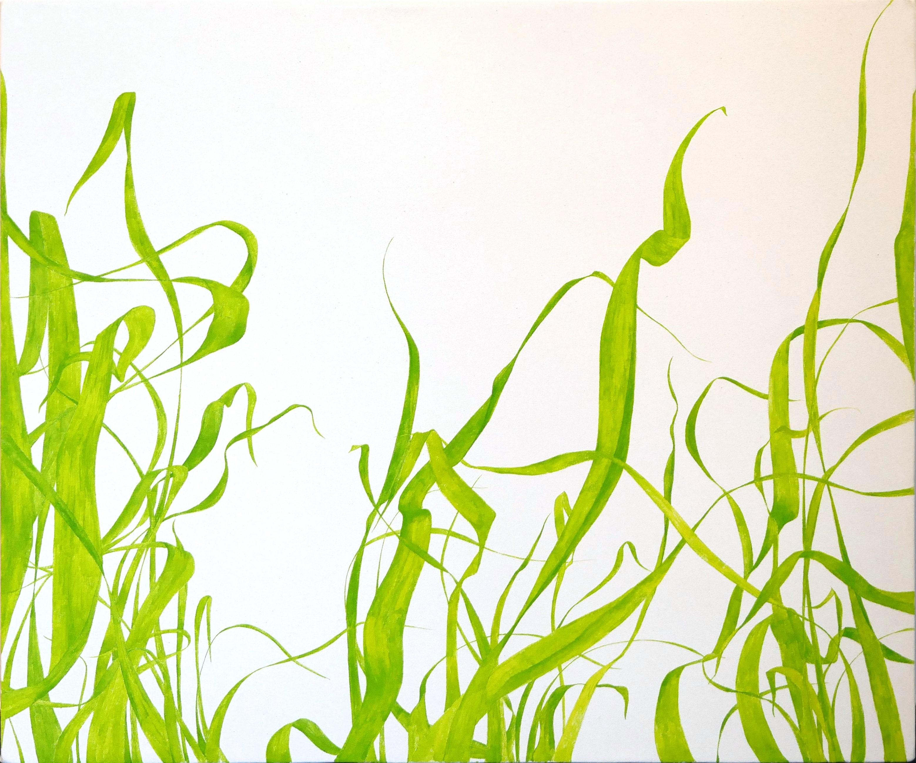 Max Kremer - "Occupy 6" Contemporary Colorful Light Green Abstract ...