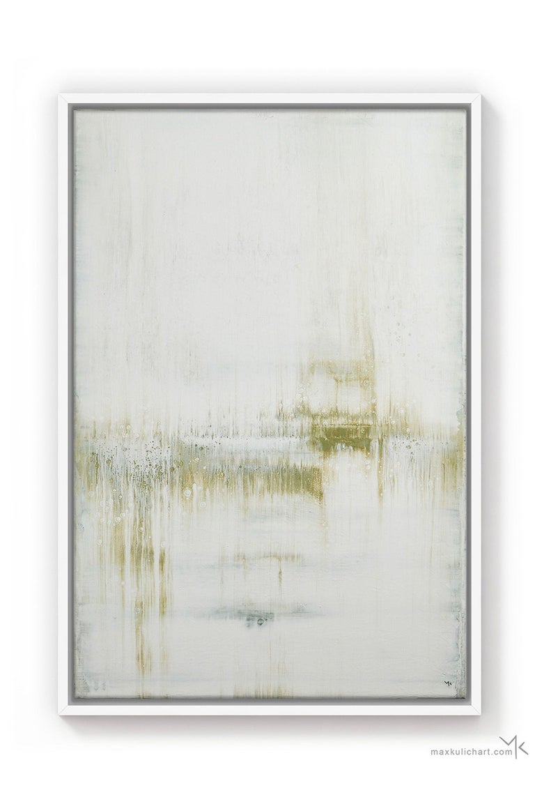 Max Kulich - Green Drizzle, Painting, Acrylic on Canvas For Sale at 1stDibs