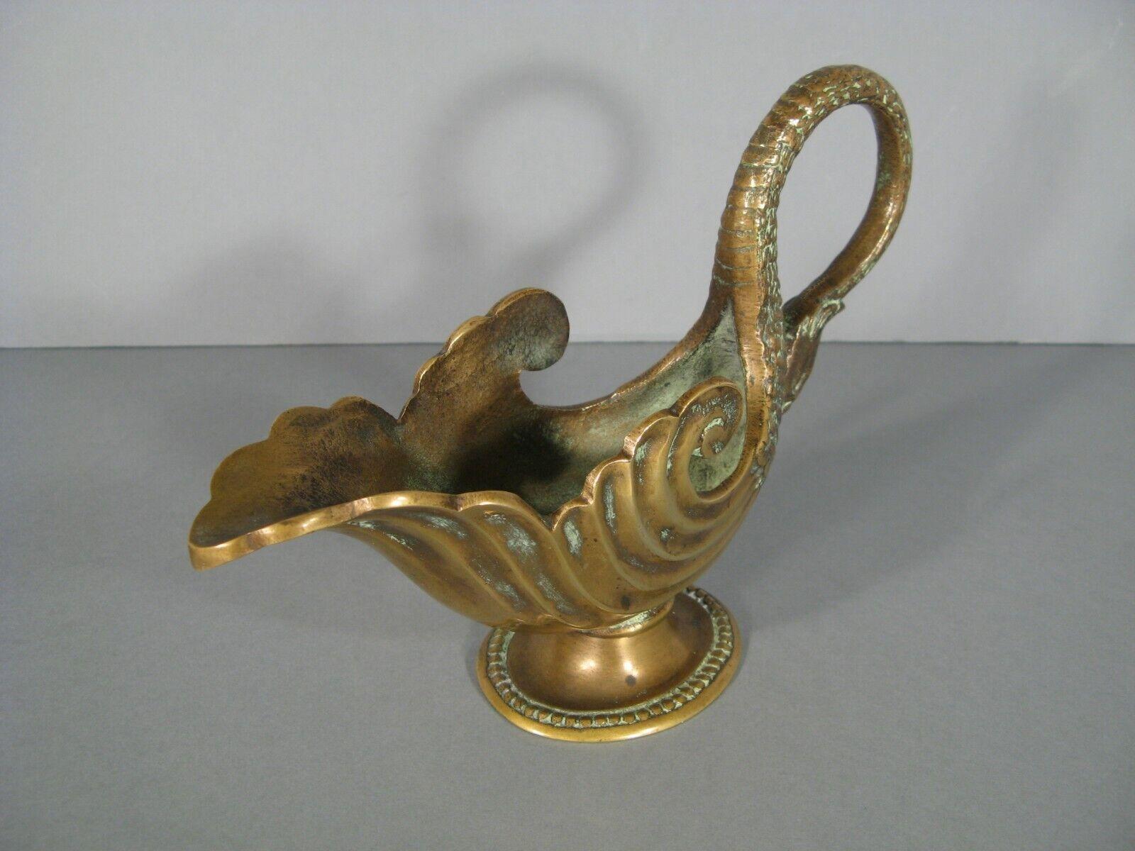 Max Le Verrier: Antique Patinated Bronze Libation Cup in Antique Style ...