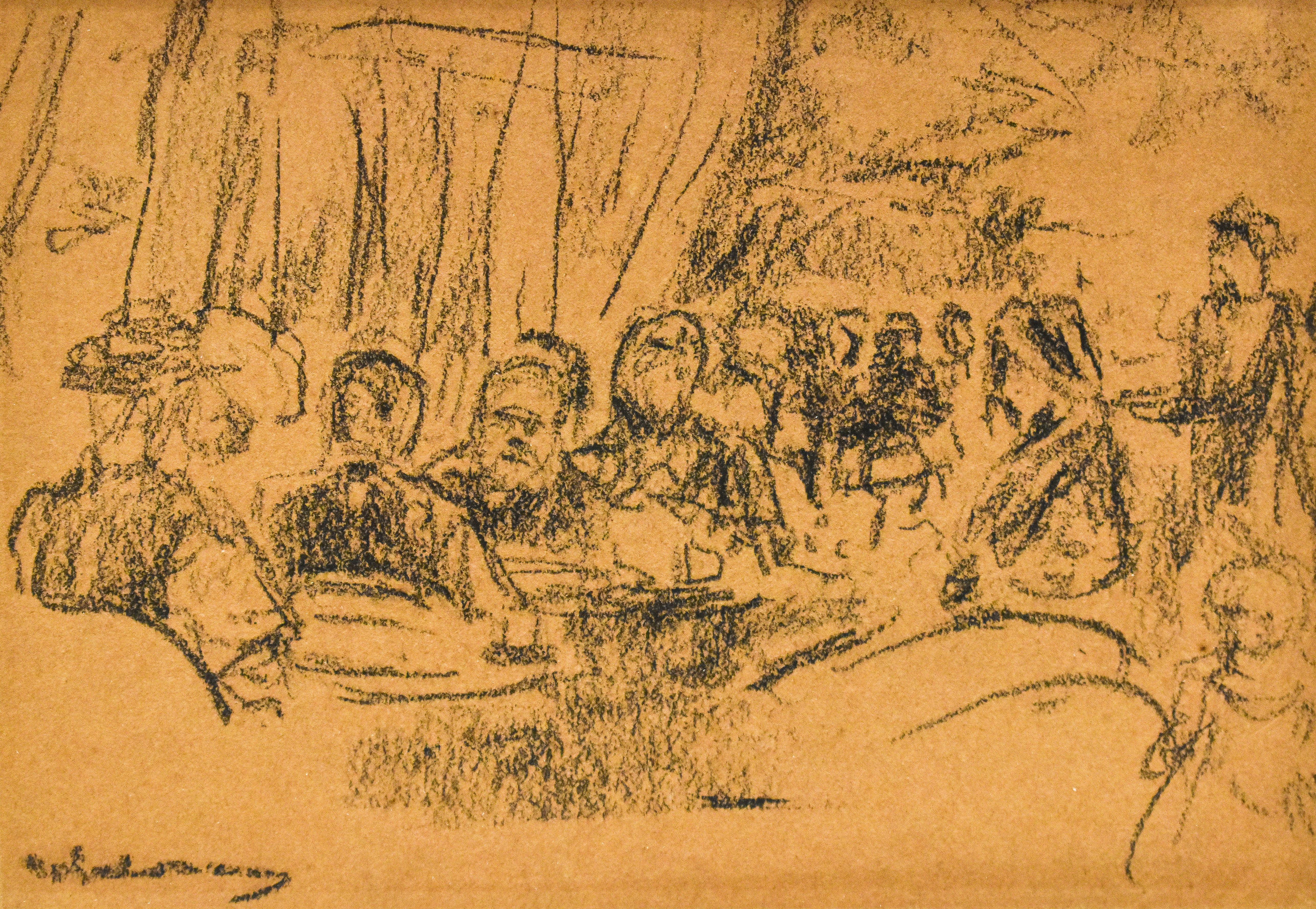 Frederick Mortimer Lamb - Two Pointers in Landscape For Sale at 1stDibs