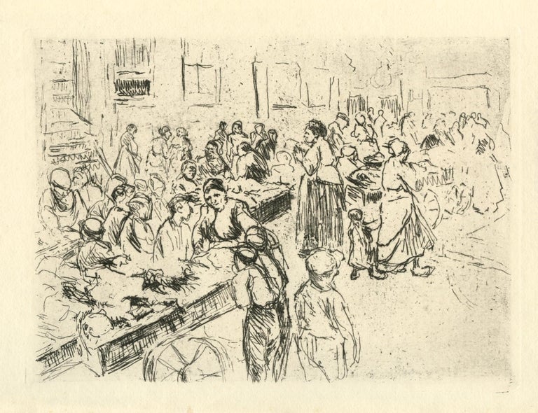 Max Liebermann - "Amsterdam Jewish Quarter" original etching For Sale ...