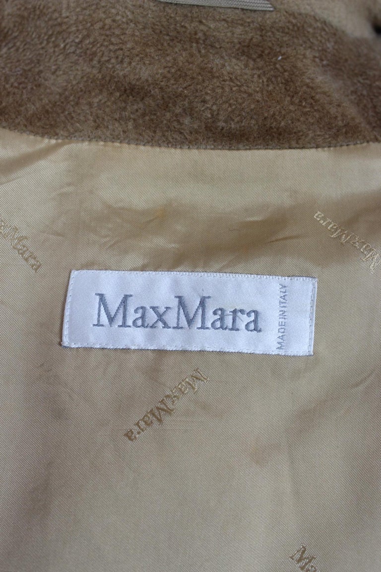 Max Mara Beige Wool Vintage Maxi Coat at 1stDibs