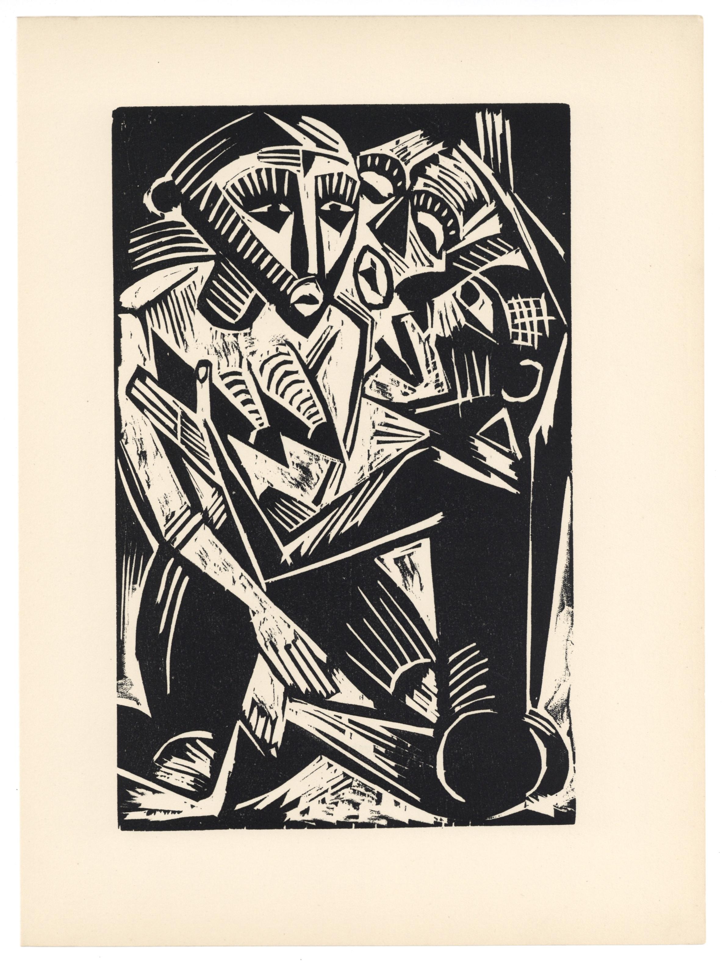 Max Pechstein - "Head of a Boy/Kopf des Jungen," Original Woodcut ...