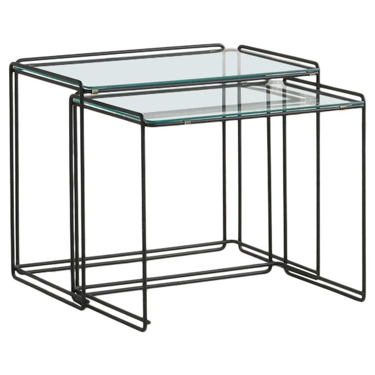 Max Sauze Rectangular Nesting Side Tables, Pair at 1stDibs | max sauze ...