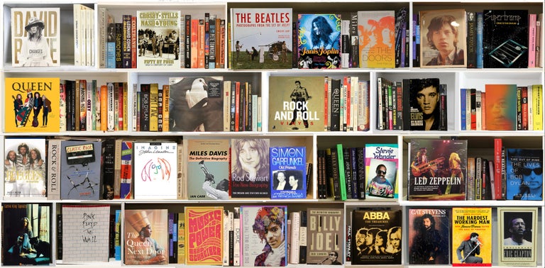 Max Steven Grossman - Rock and Roll BookScape Horizontal Colourful ...