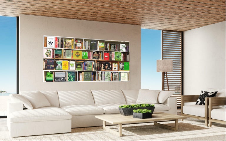 Max Steven Grossman - Weed Horizontal BookScape Colorful Photograph ...