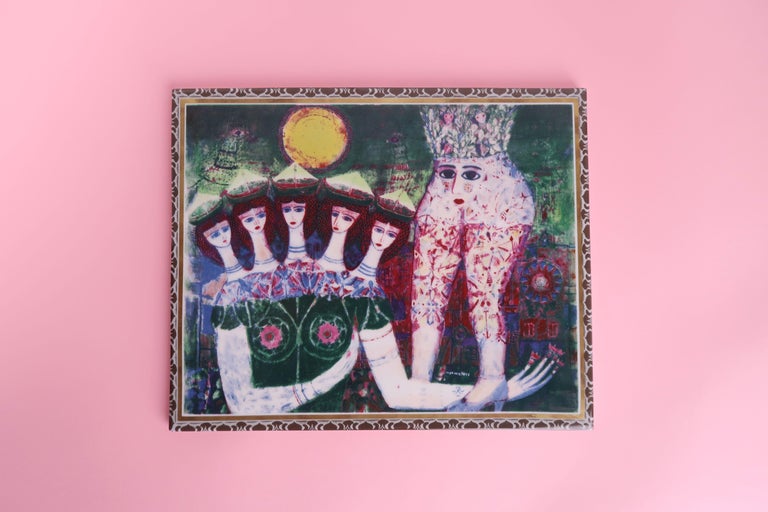 Max Svanberg Decorative Modern Tile Wall Platter for Rörstrand, 1970s ...