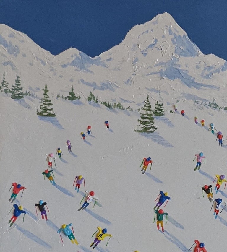 Max Todd - ''Freestyle Skiing'' Contemporary 3D Figurative and Alpine ...