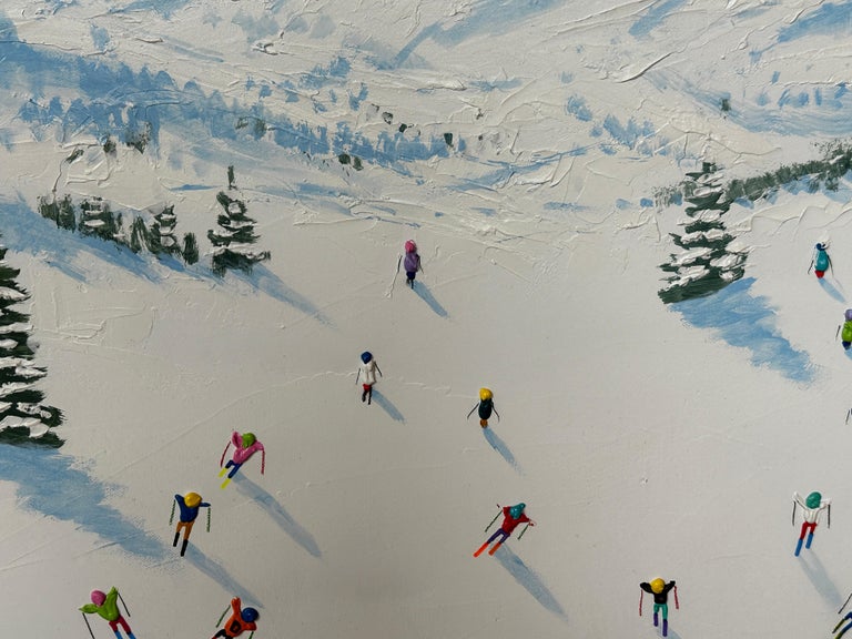 Max Todd - 'Mountain Adventures' Contemporary landscape painting of ...