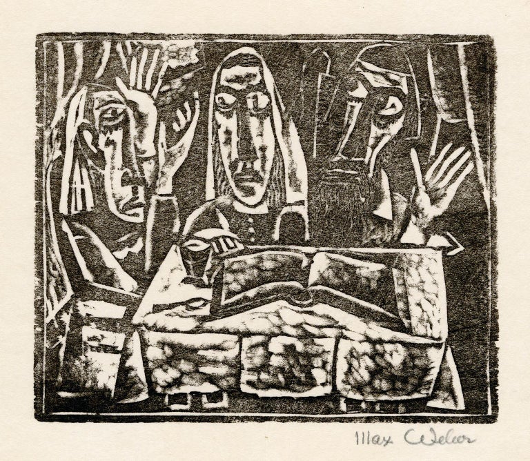 Max Weber - La fête de la Pâque - Expressionnisme américain En vente ...