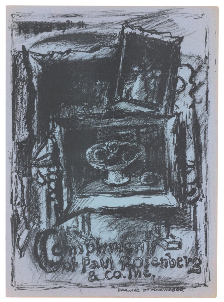 Max Weber - original lithograph For Sale at 1stDibs