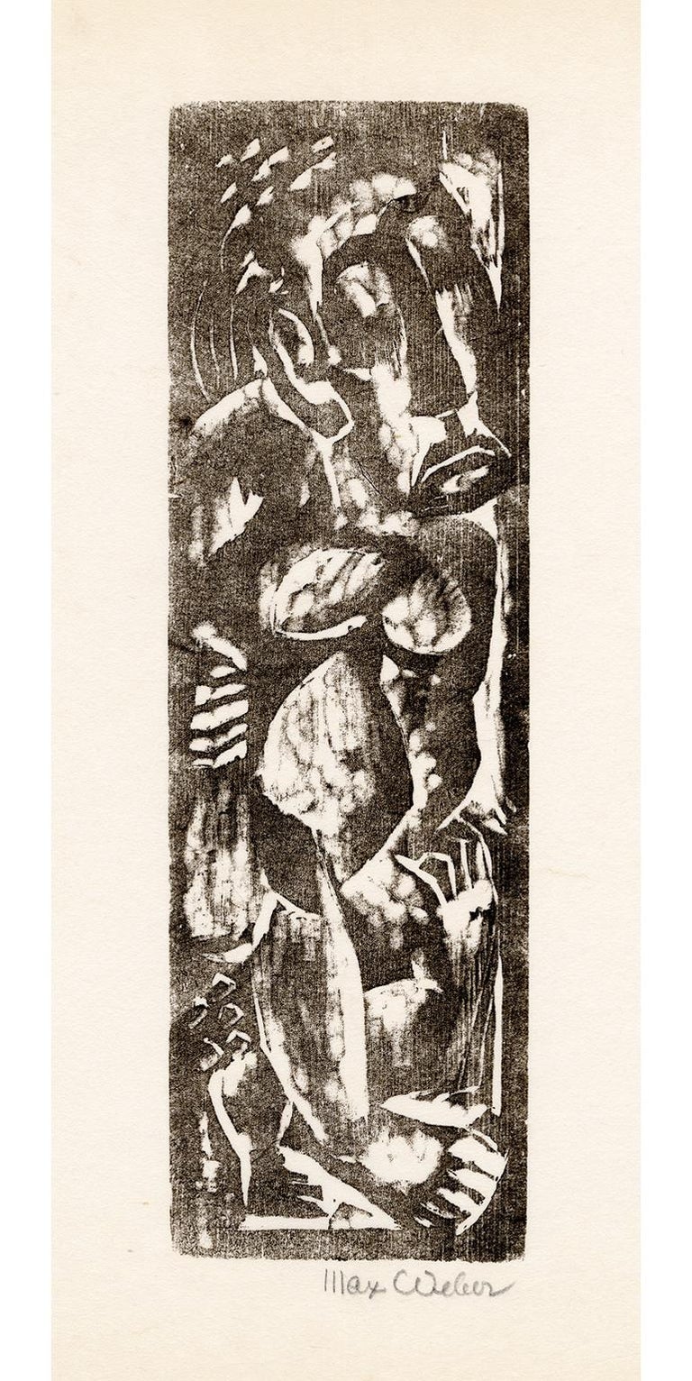 Max Weber - Primitive Figure — American Expressionism at 1stDibs