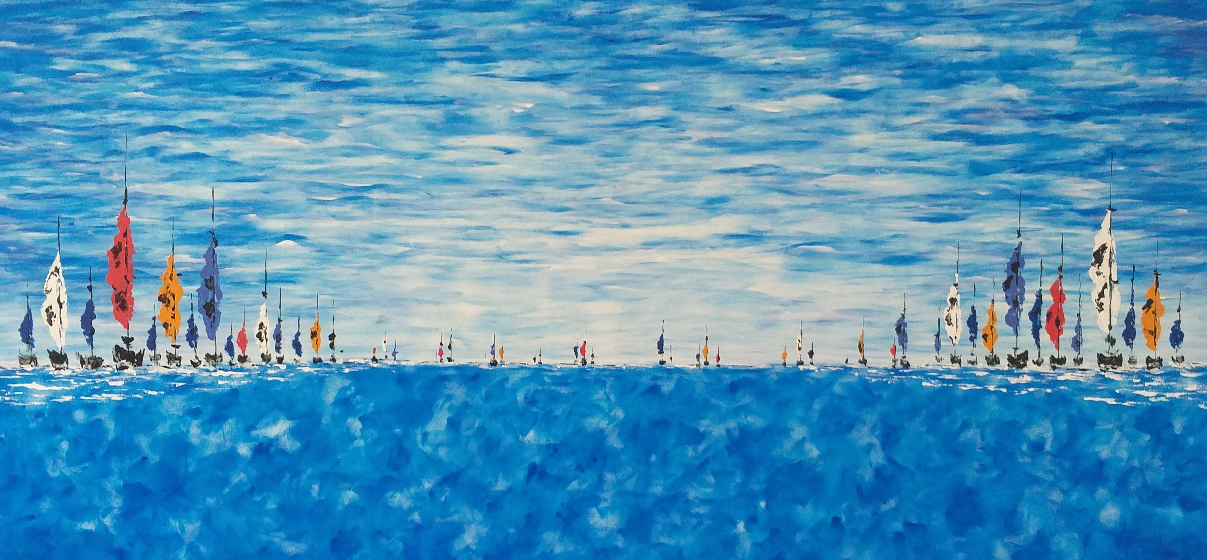 Max Yaskin - Mystic by M.Y., Painting, Acrylic on Canvas For Sale at ...