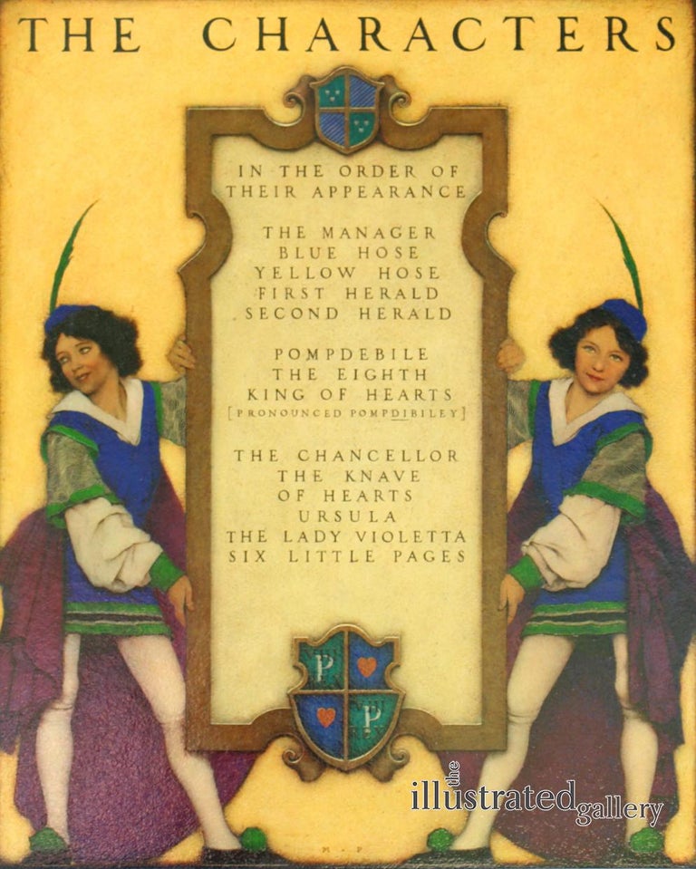 Maxfield Parrish - The Knave of Hearts: List of Characters For Sale at ...