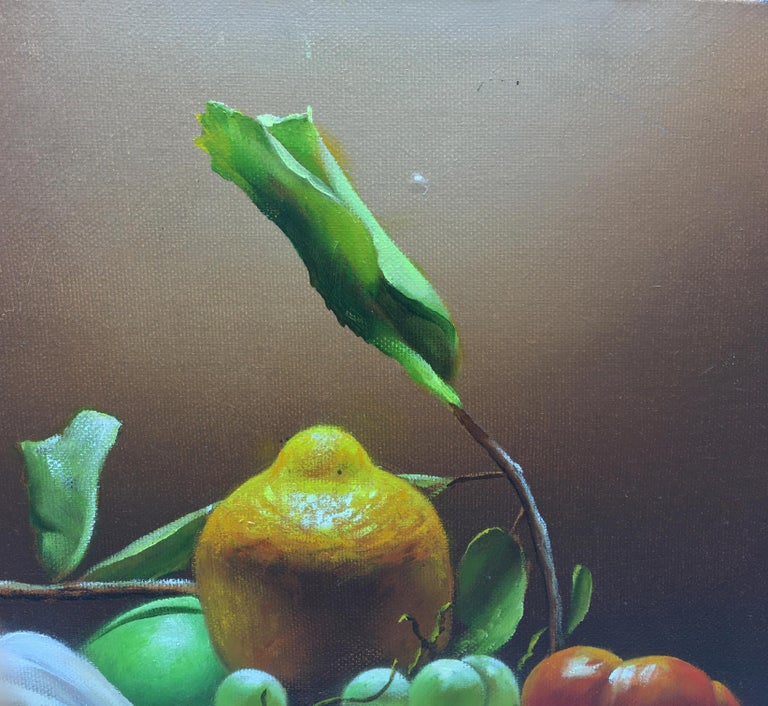 Maximilian Ciccone - BASKET OF FRUIT - Hyperrealism - Italian still ...