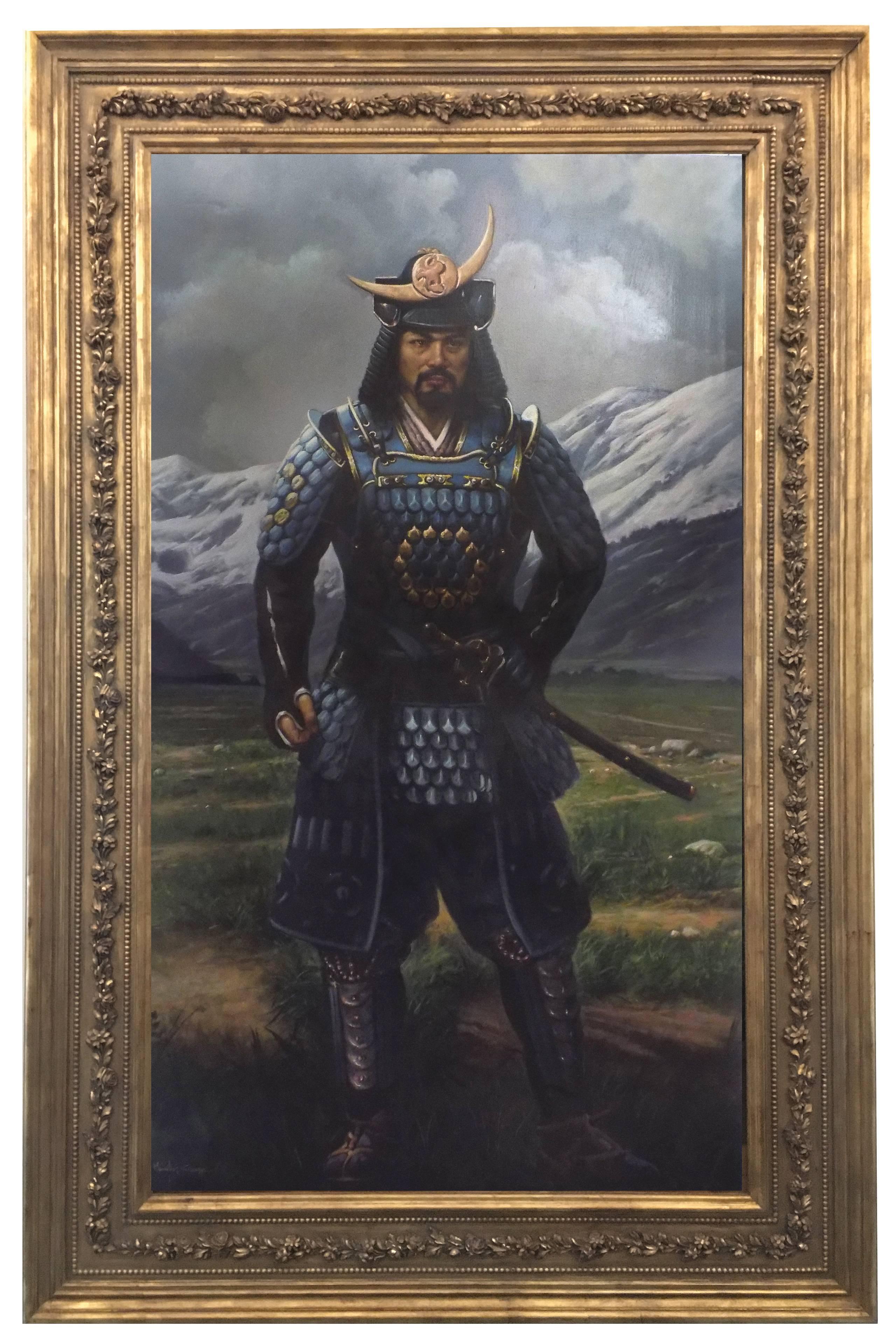 Maximilian Ciccone - SAMURAI -Italian School - Oil on Canvas Italian ...