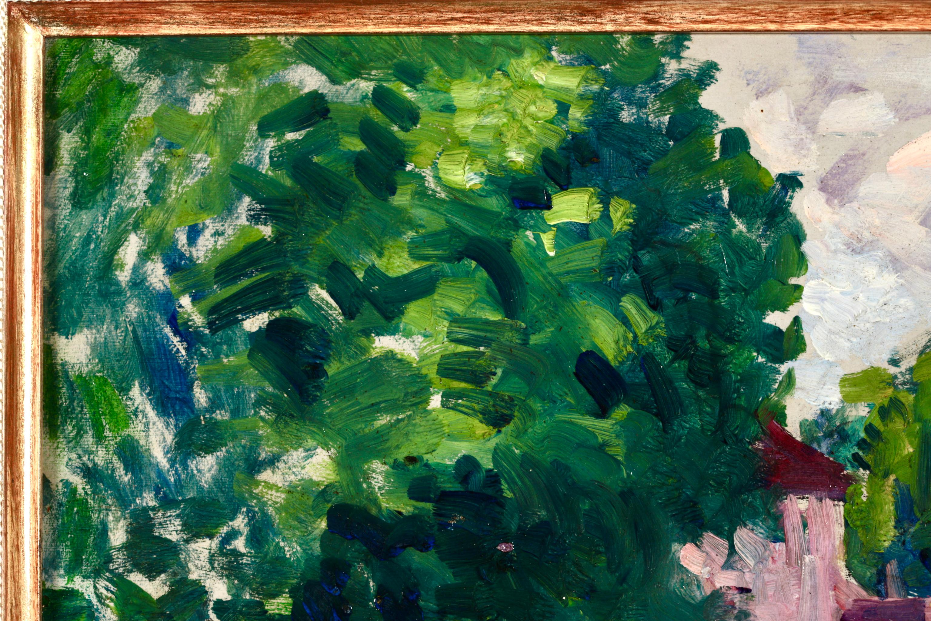 Maximilien Luce - Le Marche du Gisors - Impressionist Landscape Oil ...