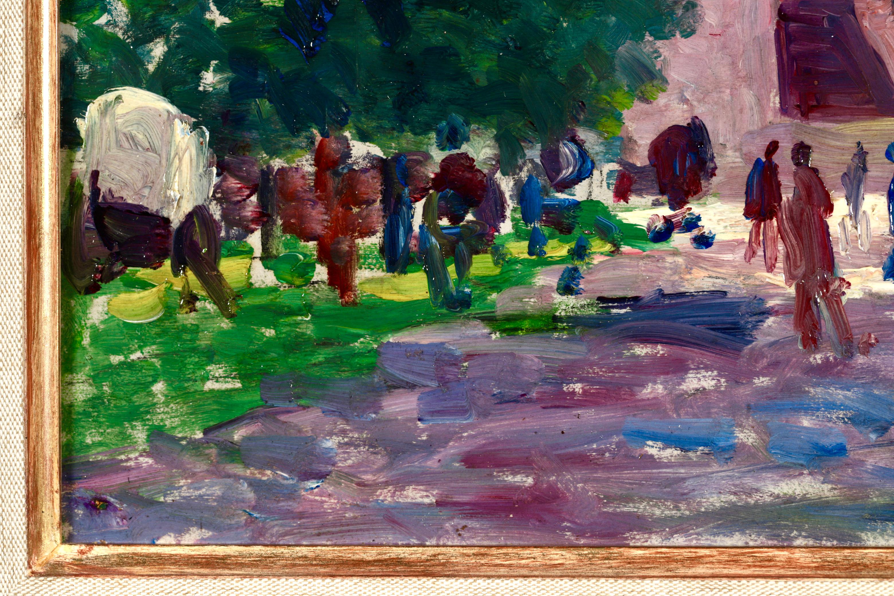 Maximilien Luce - Le Marche du Gisors - Impressionist Landscape Oil ...