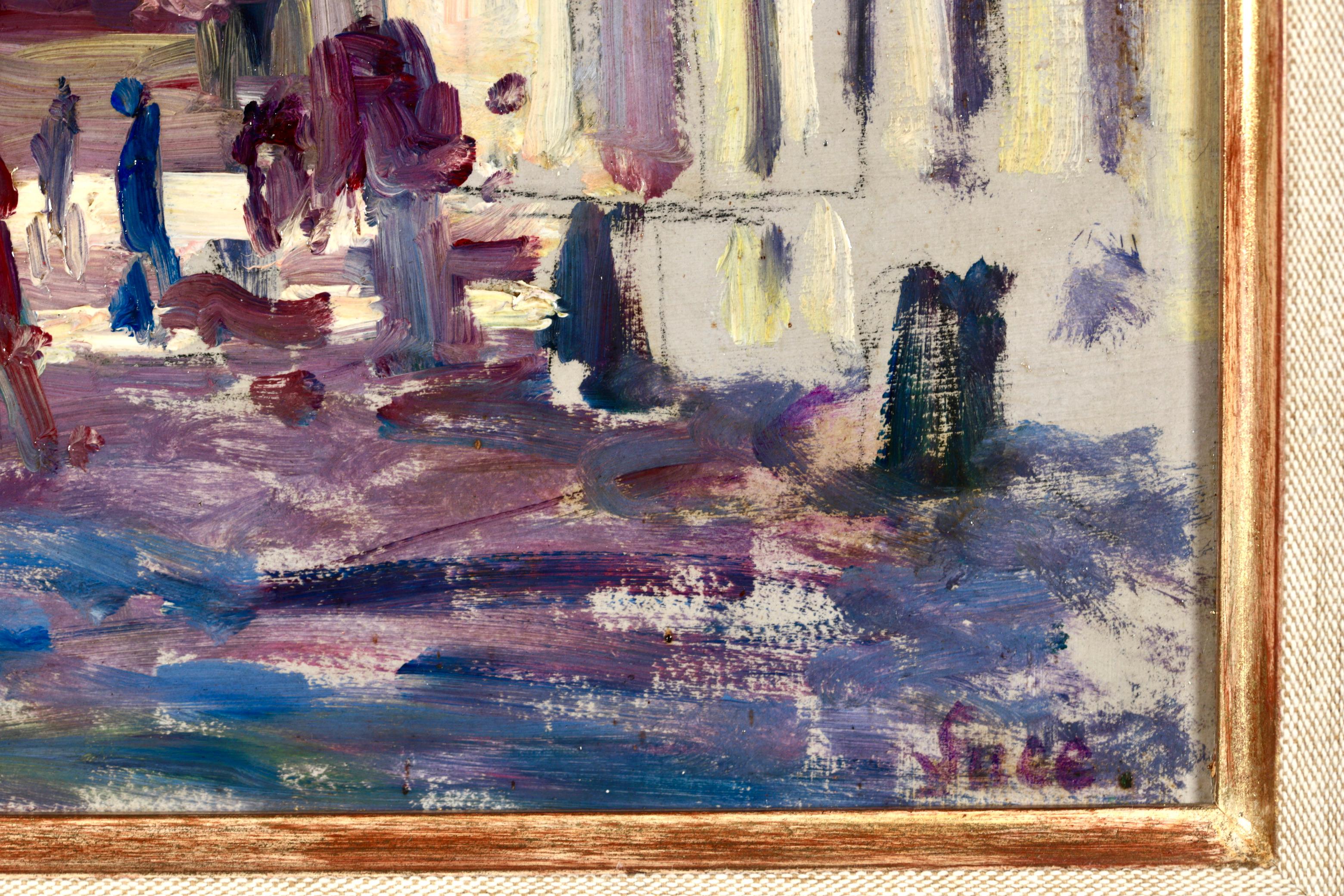 Maximilien Luce - Le Marche du Gisors - Impressionist Landscape Oil ...