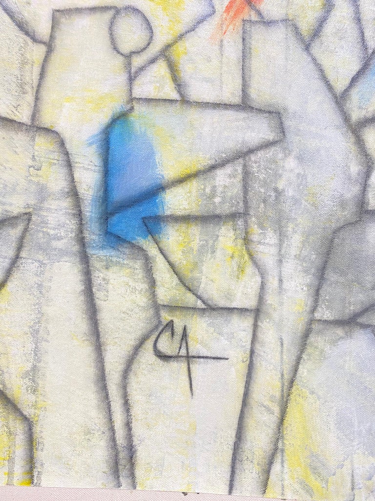 Maximo Caminero - Oil on Canvas by Maximo Caminero Titled: "Abinader ...