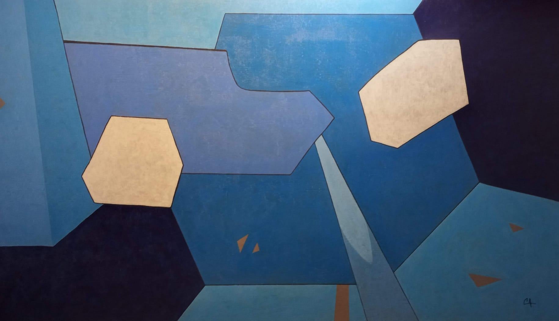 Maximo Caminero - Oil on Canvas by Maximo Caminero Titled: "Travel” For ...