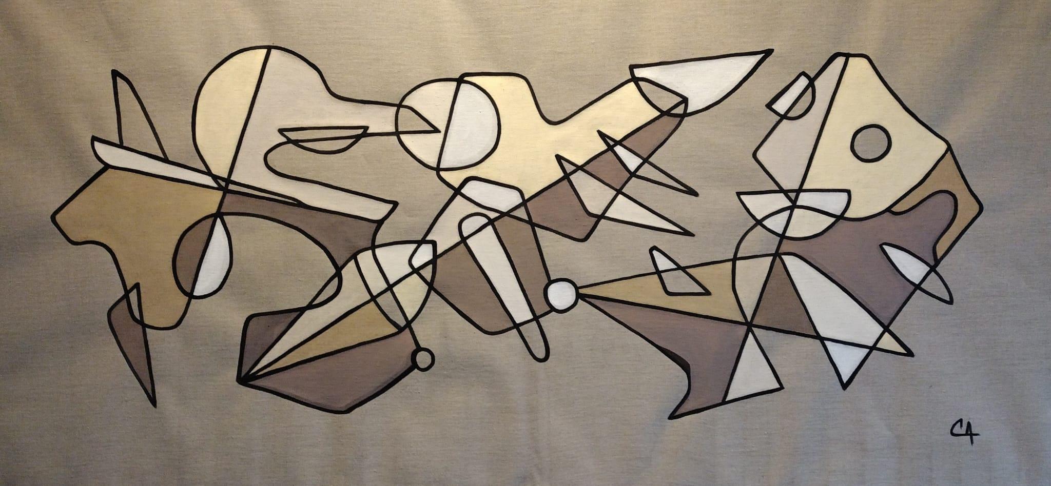 Maximo Caminero - Oil on Canvas by Maximo Caminero Titled: "What If ...