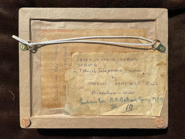 Maxwell Armfield, RWS - Leaves in Season - Spring, British Tempera on ...