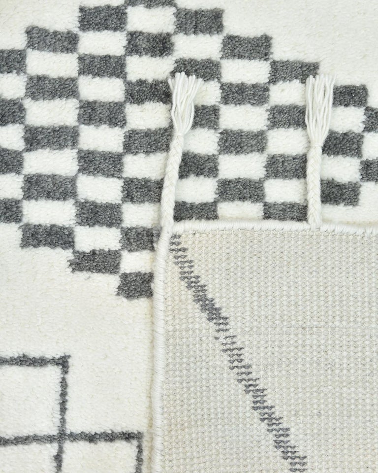 Indian Made Hand-Knotted Bohemian Moroccan Inspired Area Rug For Sale ...