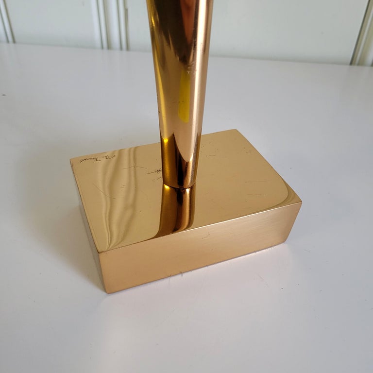May Marx Polished Bronze Abstract Sculpture For Sale at 1stDibs