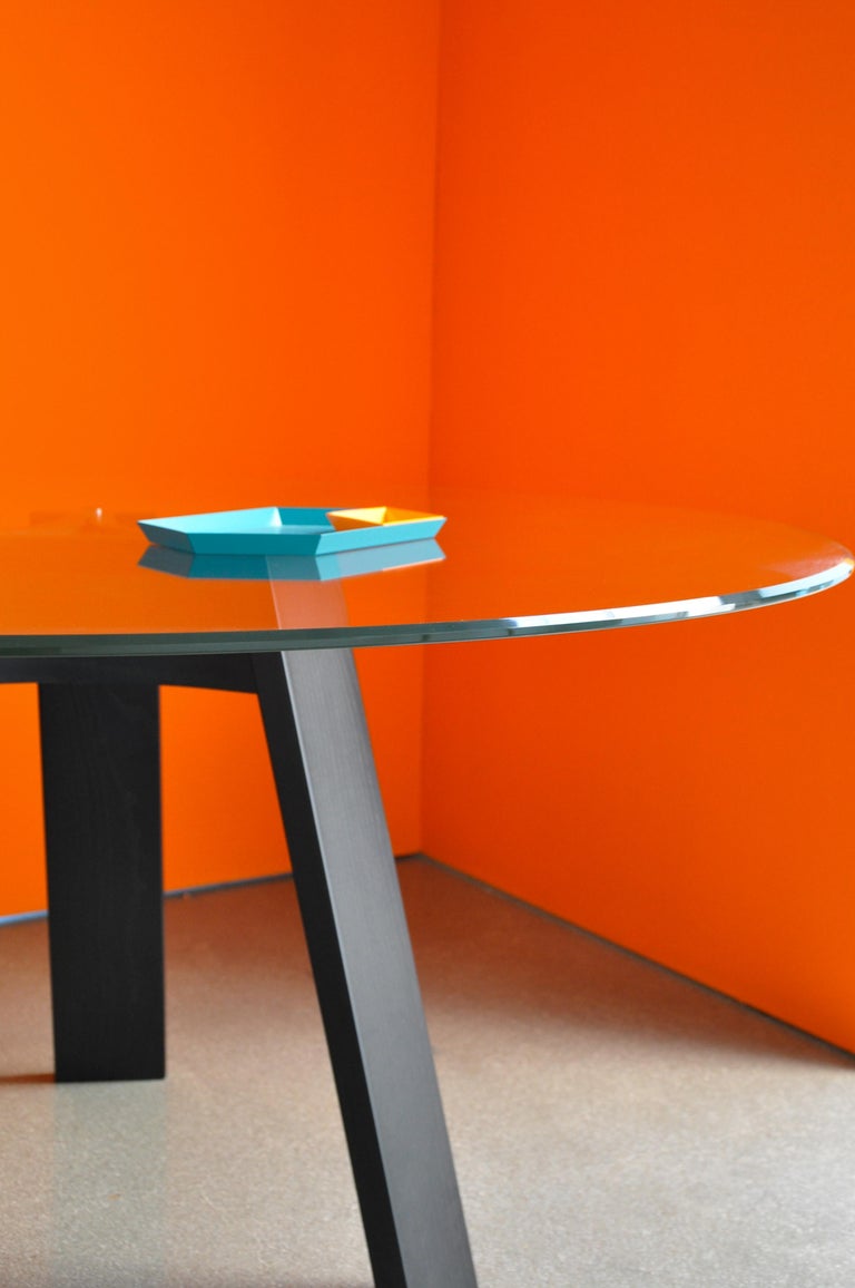 Maya Dining Table, Natural Ash and Liquid Glass by Lars Beller Fjetland For Sale at 1stDibs