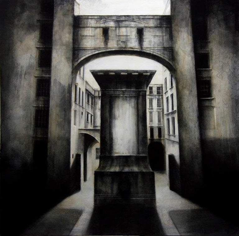 Maya Kulenovic - Academy Architecture Oil Painting on Canvas In Stock ...
