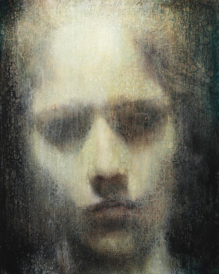 Maya Kulenovic - Interlude no. 7 Oil Painting on Panel Portrait In ...