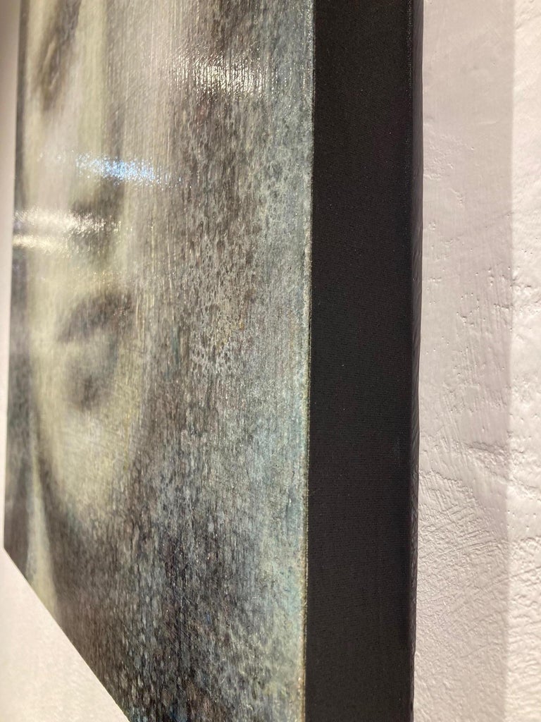 Maya Kulenovic - Interlude no. 8 Oil Painting on Panel Face Portrait In ...