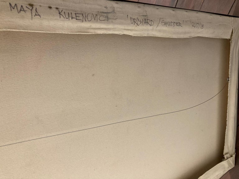 Maya Kulenovic - Orchard Shudder Oil Painting on Canvas Golden Black ...