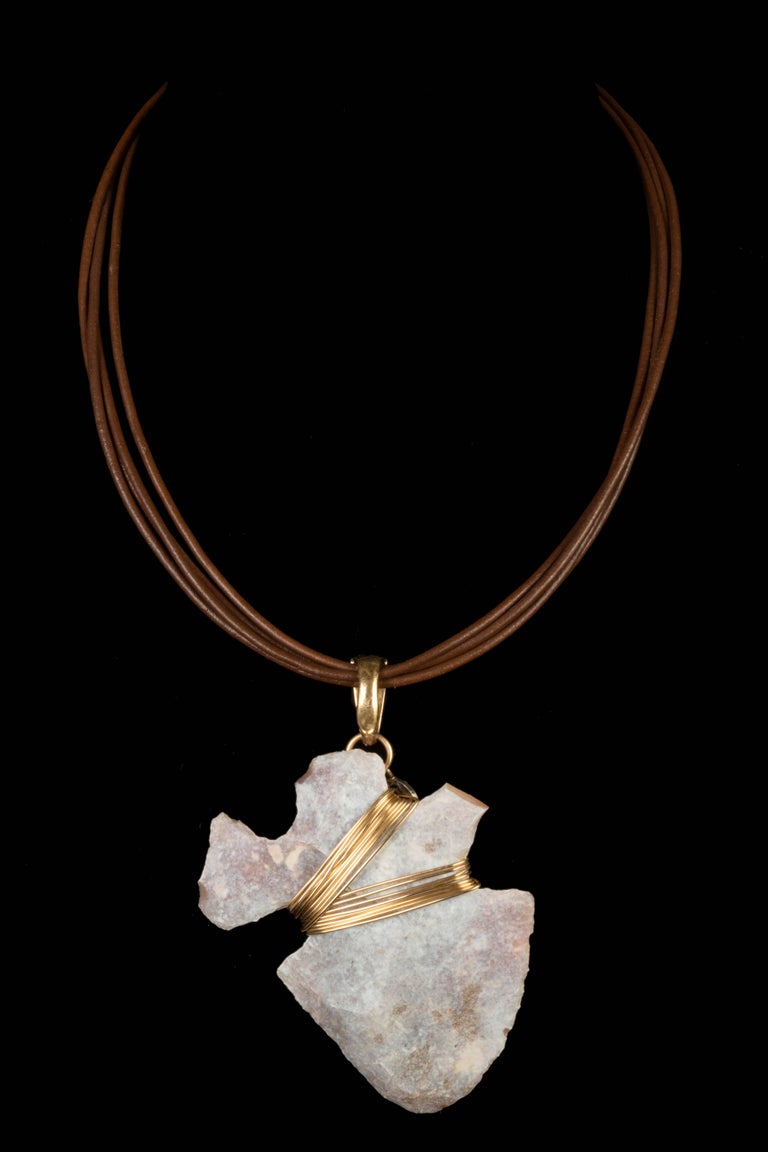 Mayan Flint Necklace at 1stDibs | flint jewelry, flint pendant, mayan ...