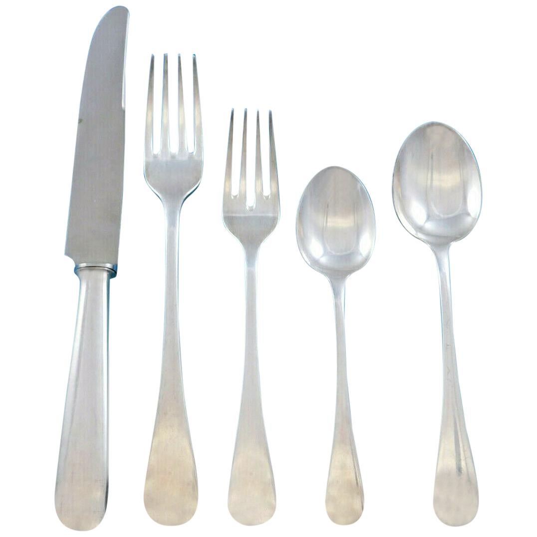 Winterset by Buccellati Italy Sterling Silver Flatware Set Service ...