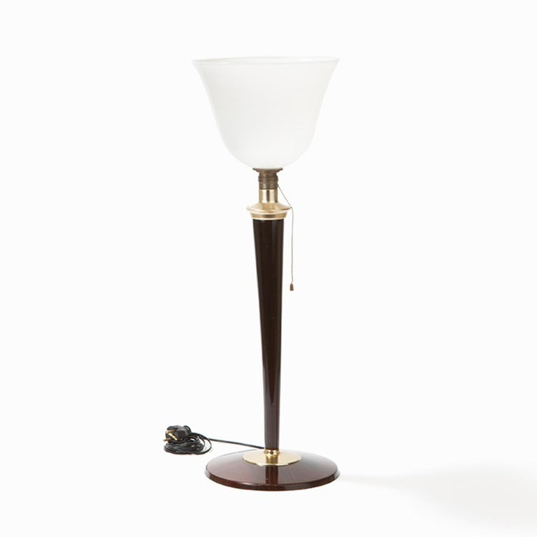 1930s Art Deco Mazda Uplighter Table Lamp For Sale at 1stDibs