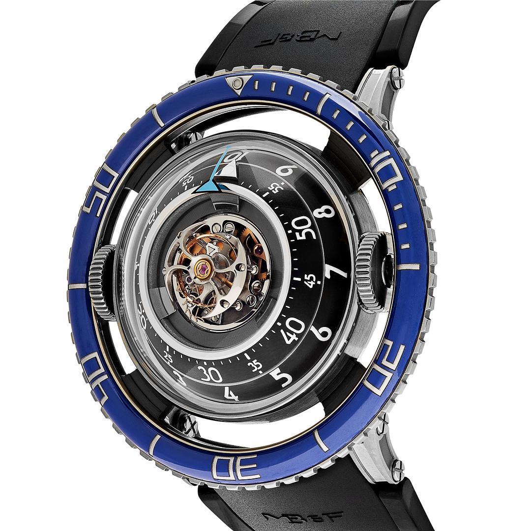 MB&F Horological Machine HM7 Aquapod Titanium Blue Watch For Sale at ...