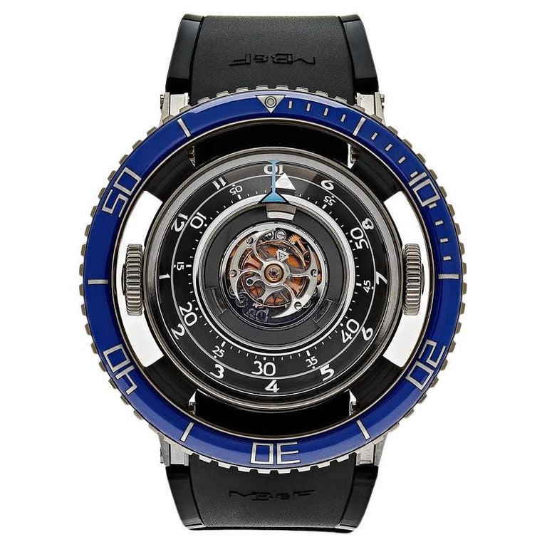 MB&F Horological Machine HM7 Aquapod Titanium Blue Watch For Sale at ...