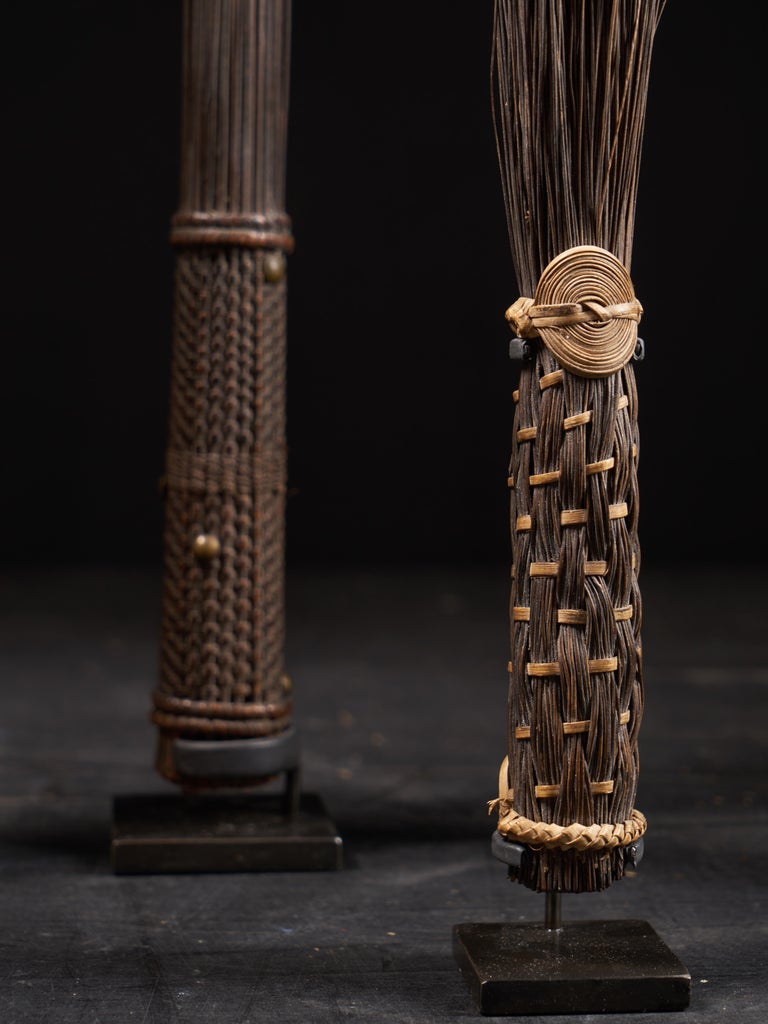 Mbole People, DRC, Chief Scepters Collection Made of Palmtree Leaf ...