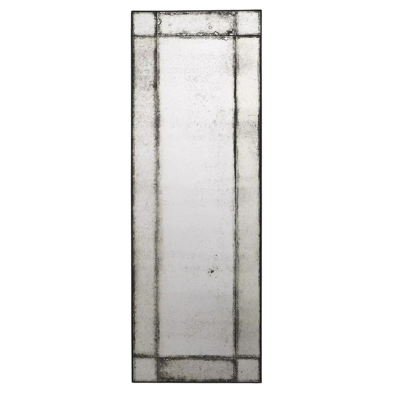Mc Arthur Aged High Rectangular Mirror For Sale at 1stDibs