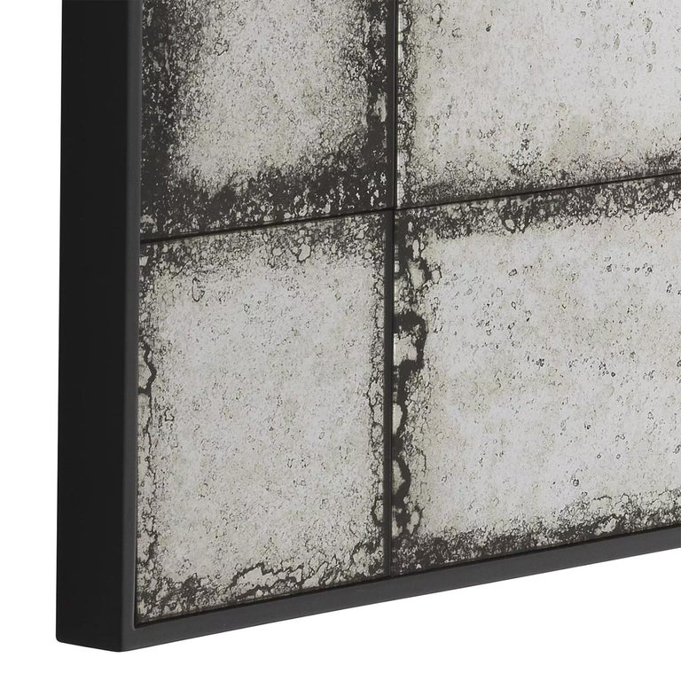 Mc Arthur Rectangular Aged Mirror For Sale at 1stDibs