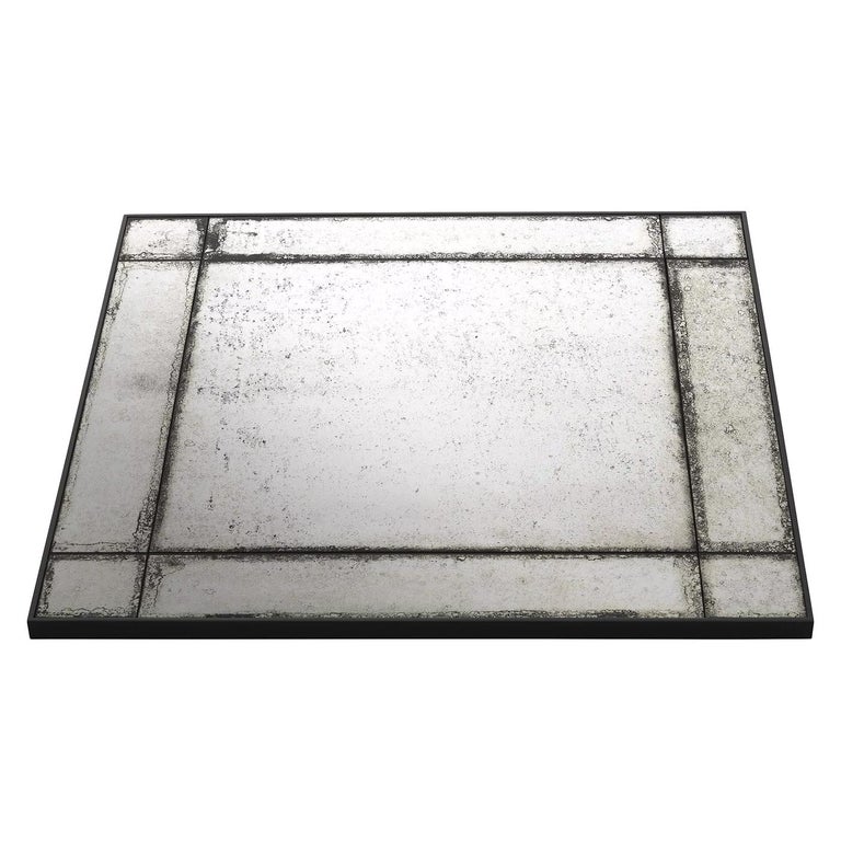 Mc Arthur Square Aged Mirror For Sale at 1stDibs