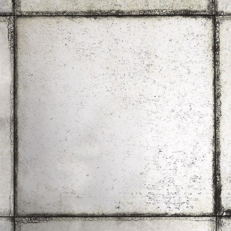 Mc Arthur Square Aged Mirror For Sale at 1stDibs