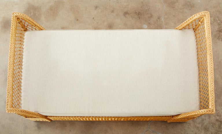 Mcguire Organic Modern Rattan Wicker Daybed At 1stdibs